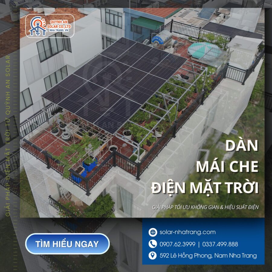 Lắp Đặt Dàn Khung & Mái Che Điện Mặt Trời | Quỳnh An Solar
